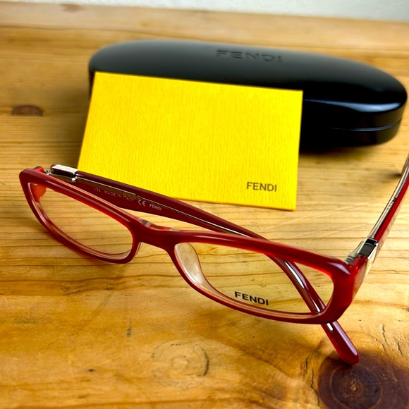 Fendi | Accessories | Fendi Glasses With Identification Card And Case3 ...